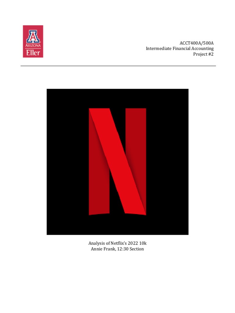 Netflix 10k Analysis | PDF | Revenue | Net Income