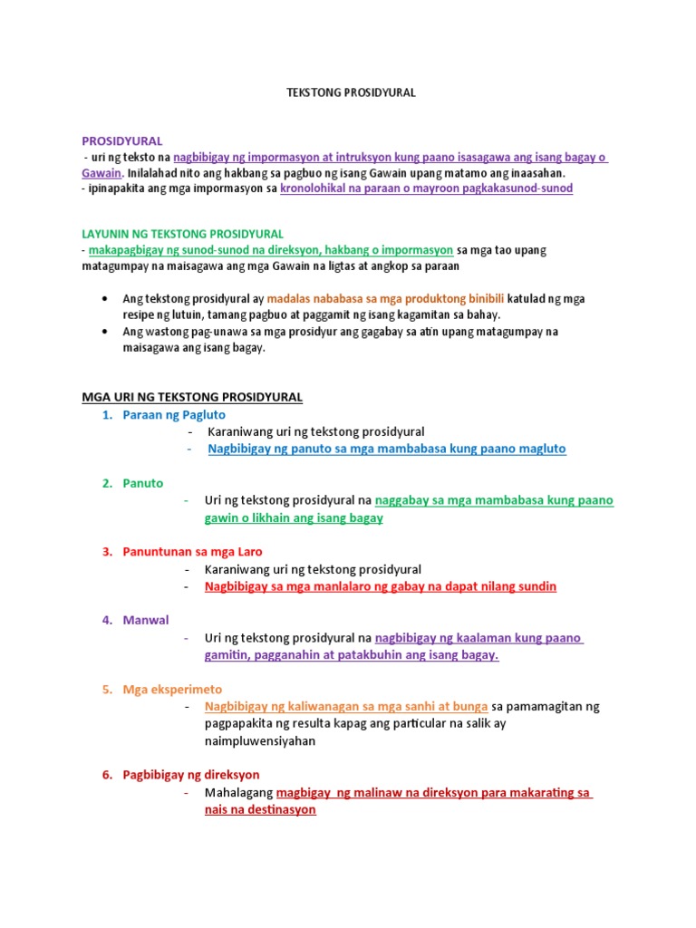 Tekstong Prosidyural | PDF
