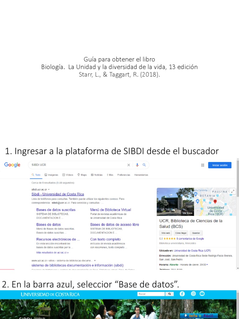 Guia Pasos Libro Digital Biologia General SIBDI | PDF
