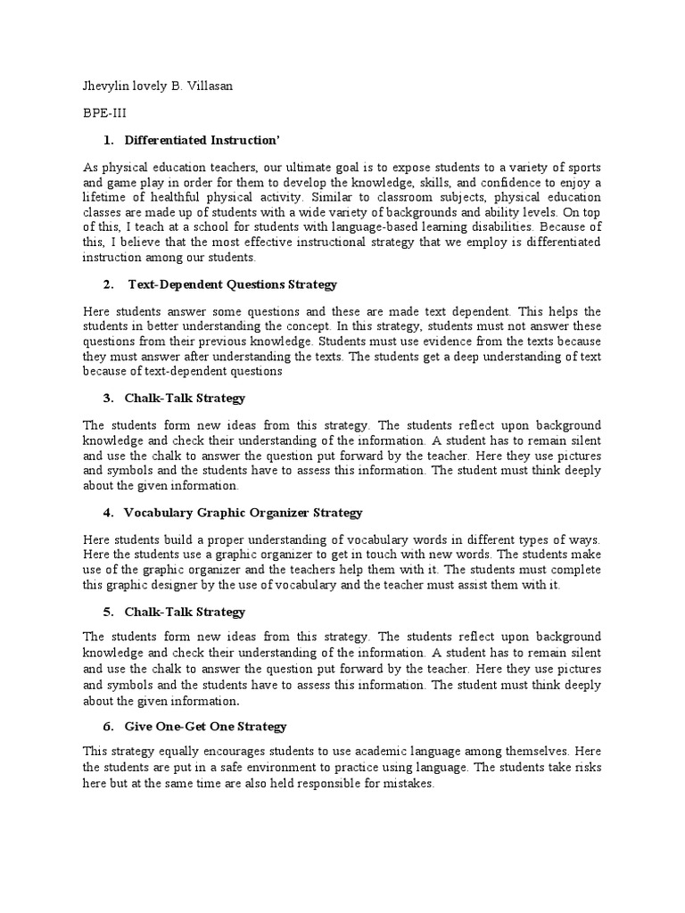 100 Teaching Strategies | PDF | Learning | Project Based Learning