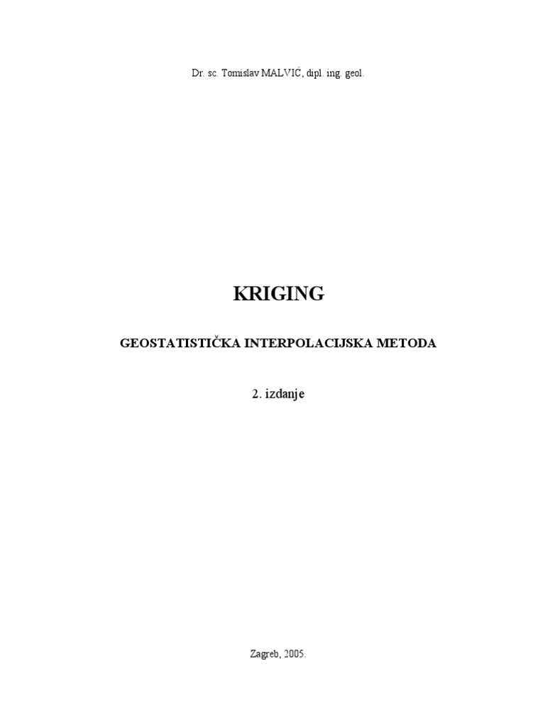 Kriging | PDF