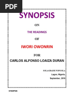 Odu Ifa Iwori Ogbe To Iwori Ofun | PDF