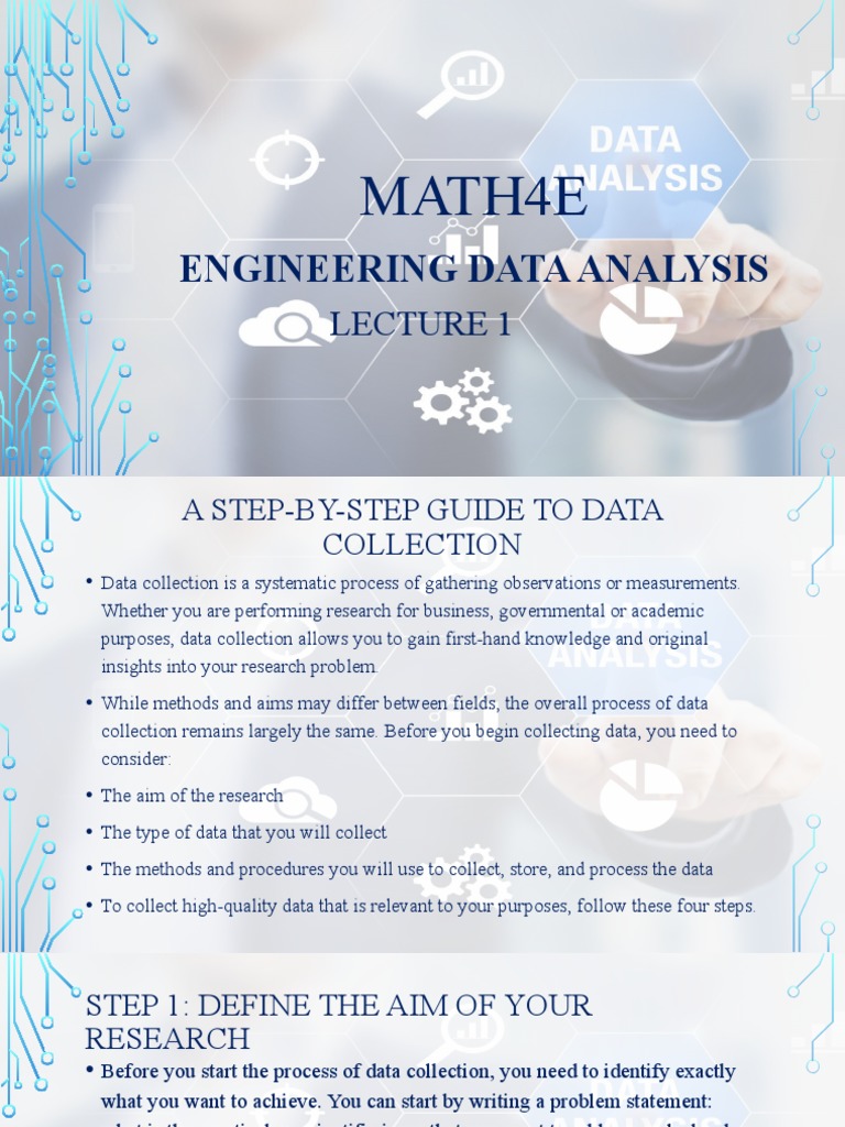Math4E Week 2 - Lecture 2 | PDF | Methodology | Jmp (Statistical Software)