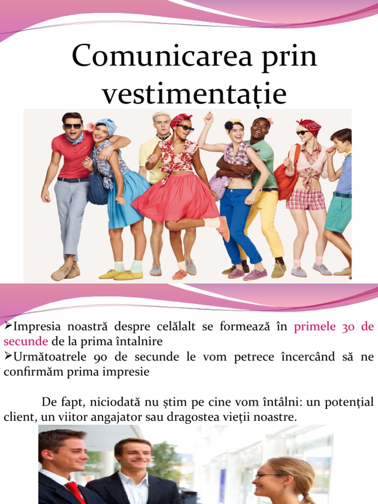 Comunicarea Prin Vestimentatie | PDF