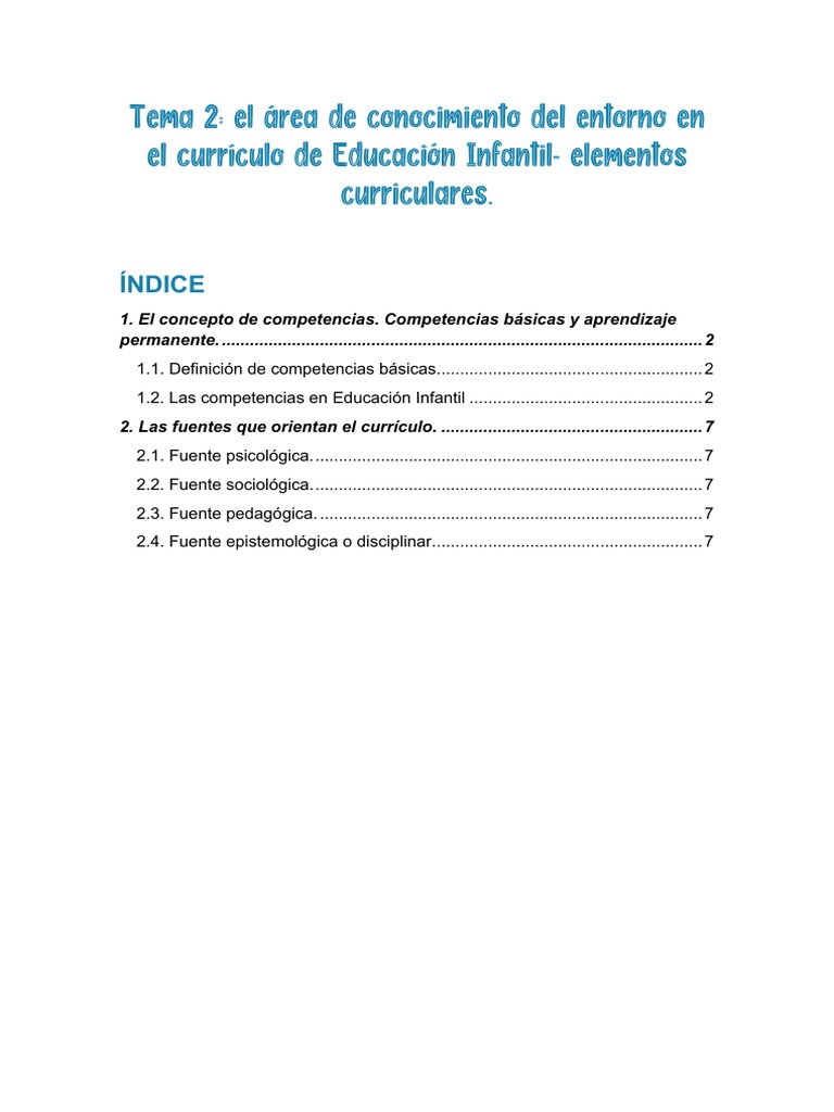Tema 2 (Conocimiento Del Entorno Social, UNIOVI) | PDF | Competencia (Recursos humanos ...