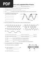 Period, Frequency, Wavelength, and Wave Speed Practice Worksheet | PDF ...