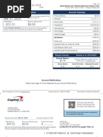 Capital One Bank Statement - 2 | PDF | Transaction Account | Economies