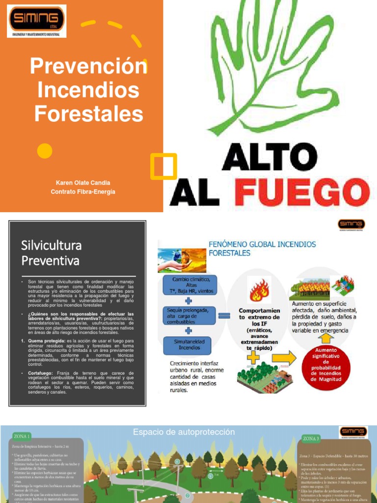 Campaña Incendios Forestales (Contrato Fibra-Energía Siming Ltda.) | PDF | Fuego fatuo | Incendios