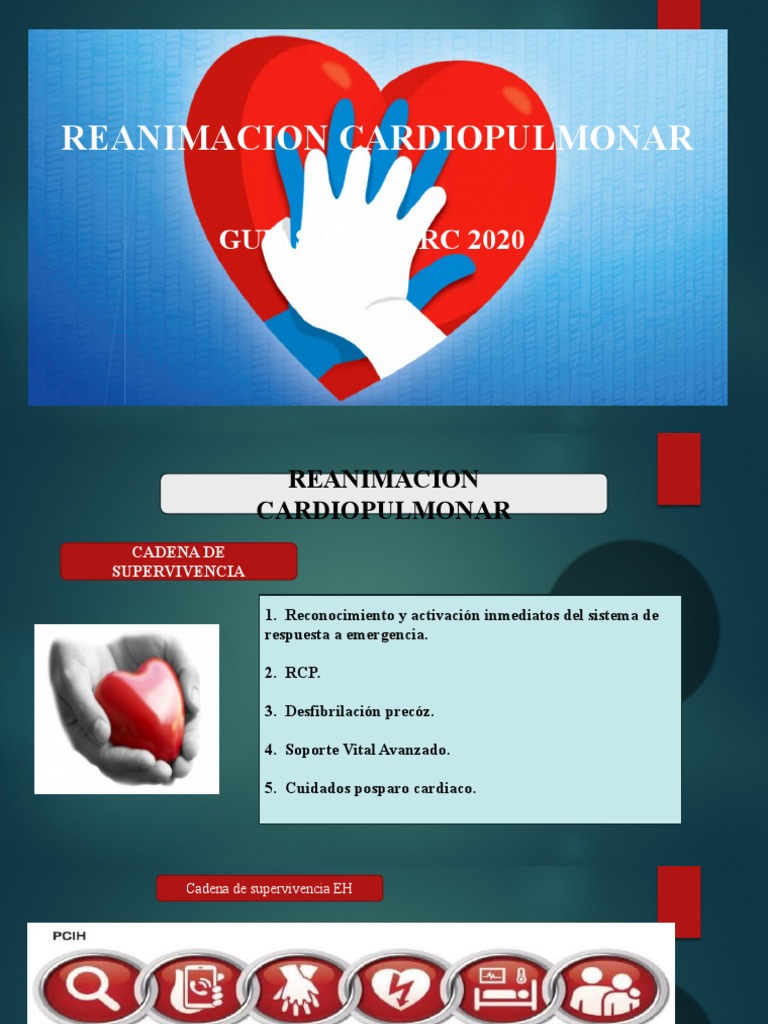 Guía 2020 RCP AHA-ERC: Cadena de Supervivencia | PDF | Reanimación ...