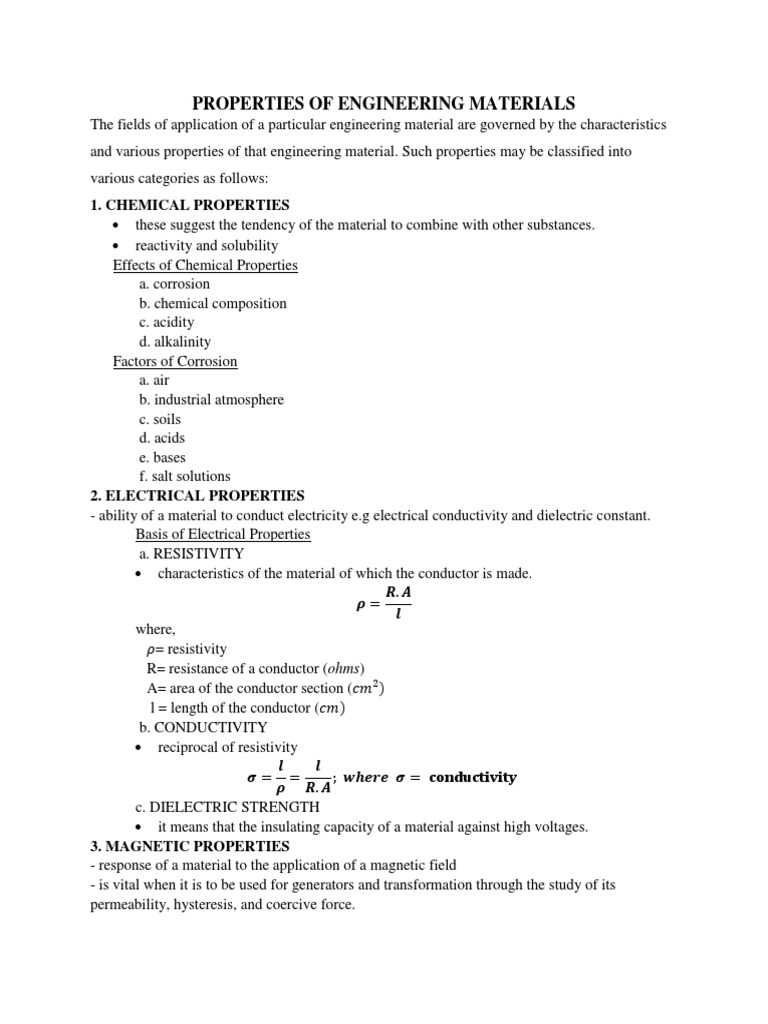 Lesson 2 - Properties of Engineering Materials | PDF | Ductility | Fracture