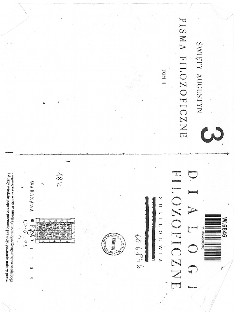 Solilokwia-Księga I - ŚW - Augustyn PDF | PDF
