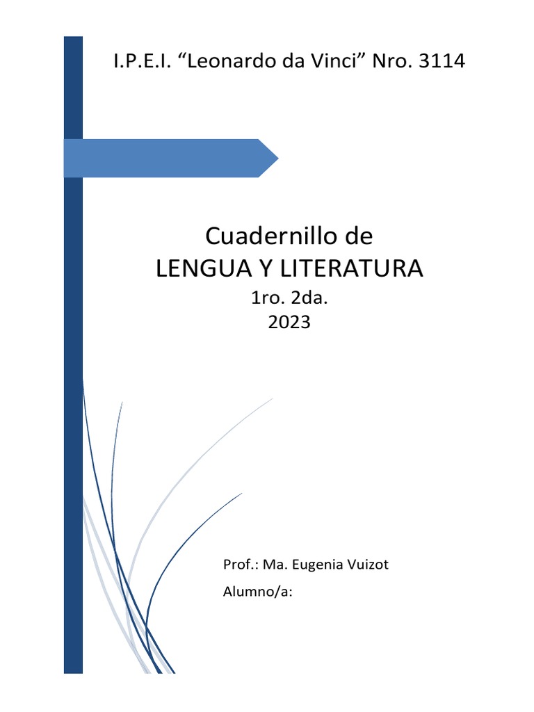Cuadernillo IPEI 1ro - 2da - 2023 | PDF | Narración | Comunicación