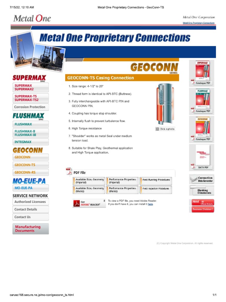 Conexión GEOCONN | PDF