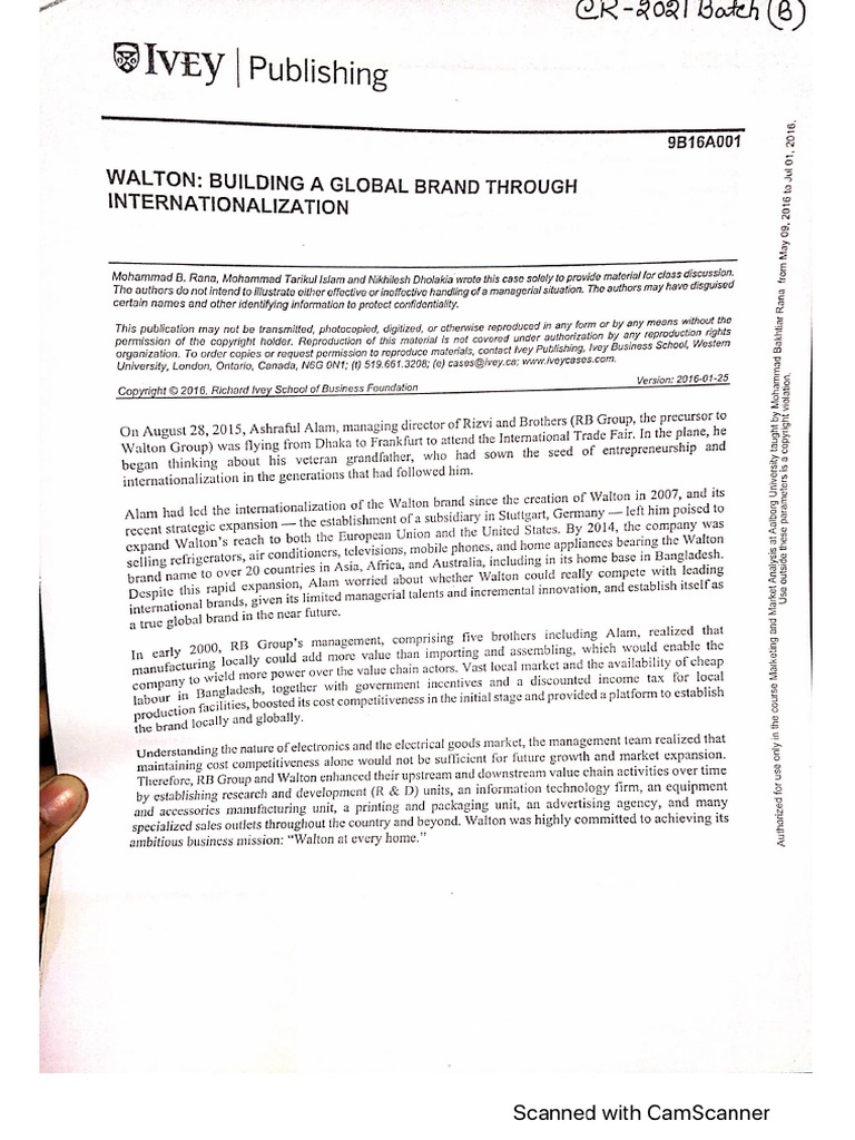 Sample - Case Competition | PDF