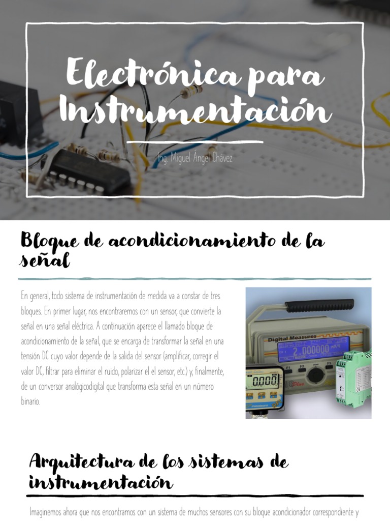 Electrónica para Instrumentación Clase 3 | PDF | Corriente eléctrica ...