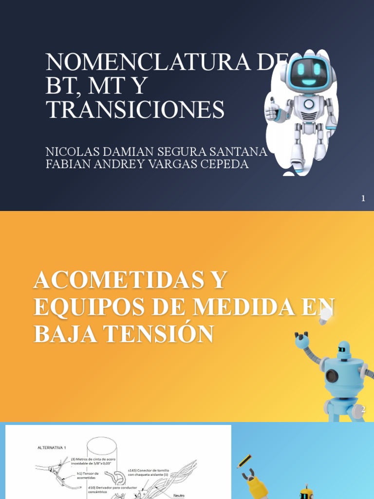 Nomenclatura de BT, MT y Transiciones | PDF | Ciencia de los Materiales ...