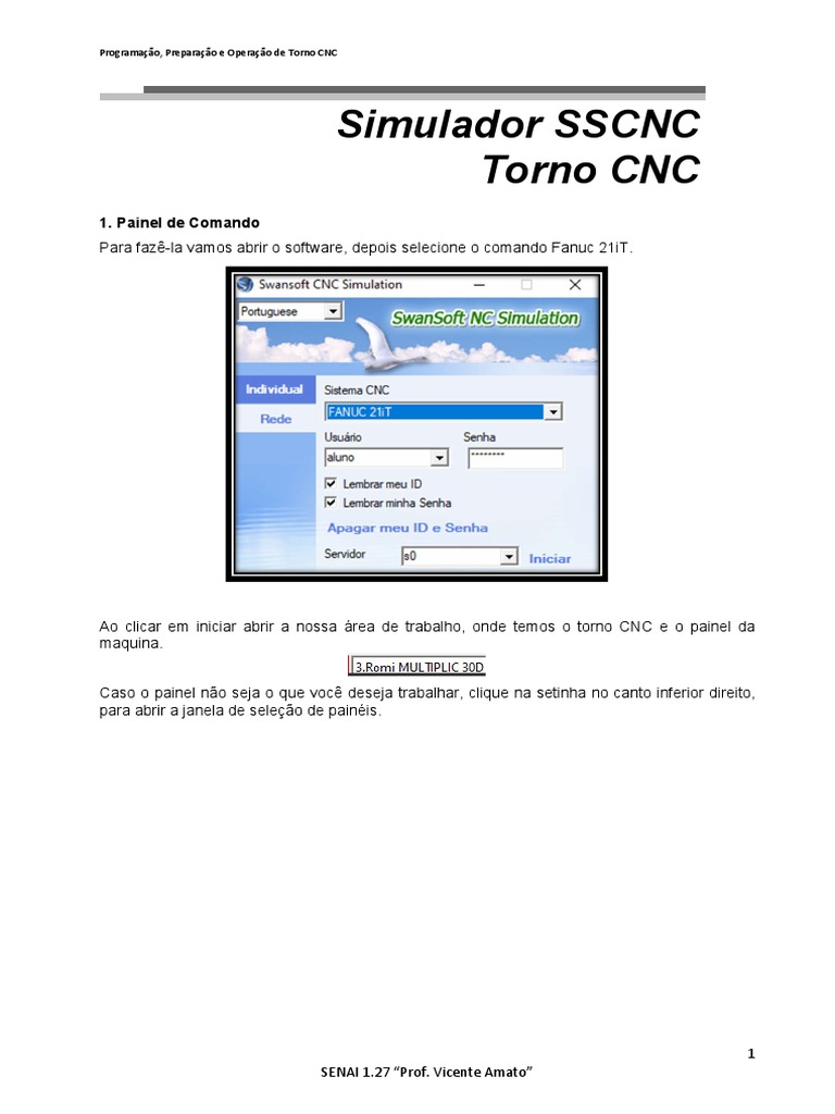 Apostila Simulador SSCNC - Torno CNC PDF | PDF | Janela (informática ...