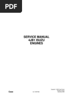 4JB1 Engine Manual | PDF
