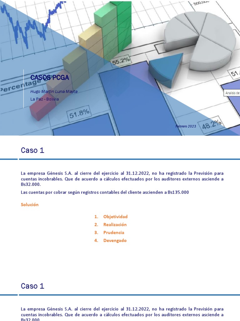 02 Casos Pcga | PDF | Contabilidad | Business