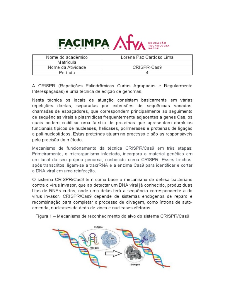 CRISPR Cas9 | PDF | CRISPR | Vírus