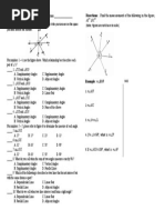 Angle Relationships Worksheet | PDF | Triangle | Elementary Geometry