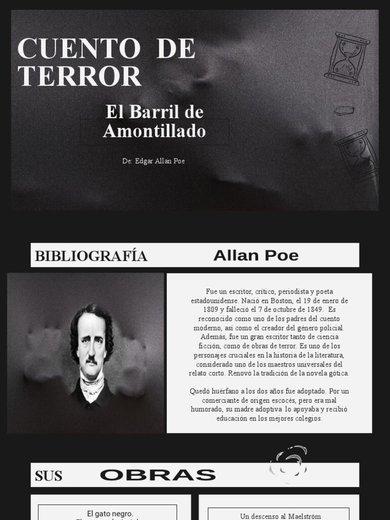 Cuento de Terror | PDF | Edgar Allan Poe | Cuentos