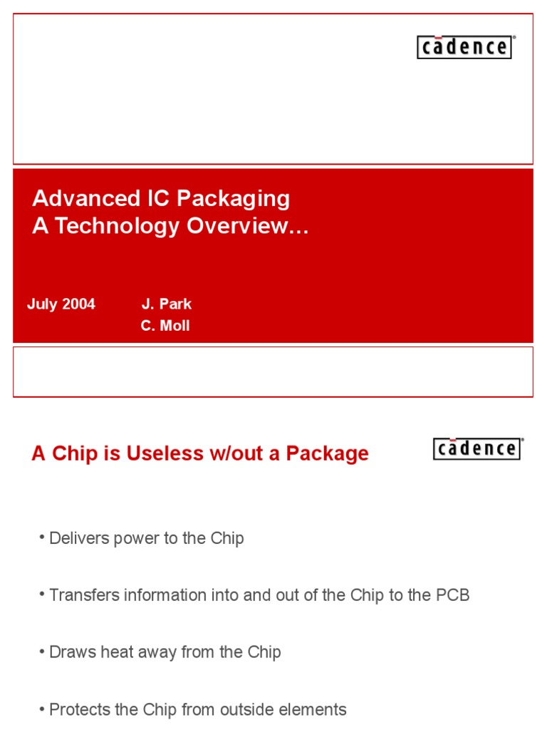TP Advanced IC Packaging Technology Overview | PDF | Integrated Circuit ...