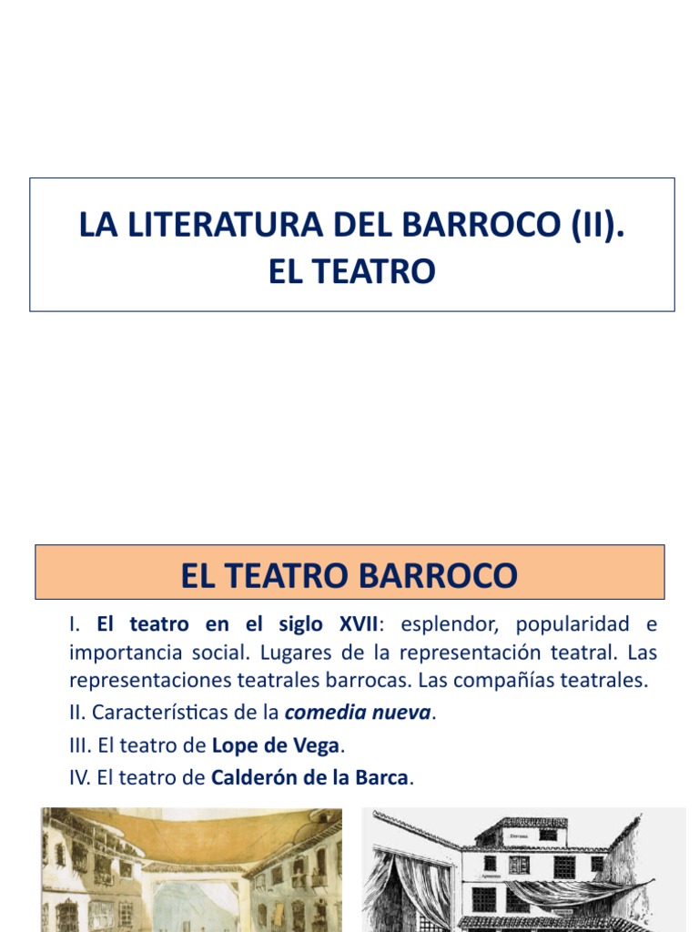 Barroco (Teatro) | PDF | Teatro | Comedia