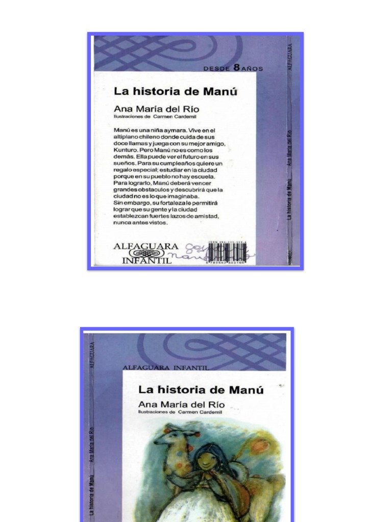 Portada La Historia de Manu | PDF