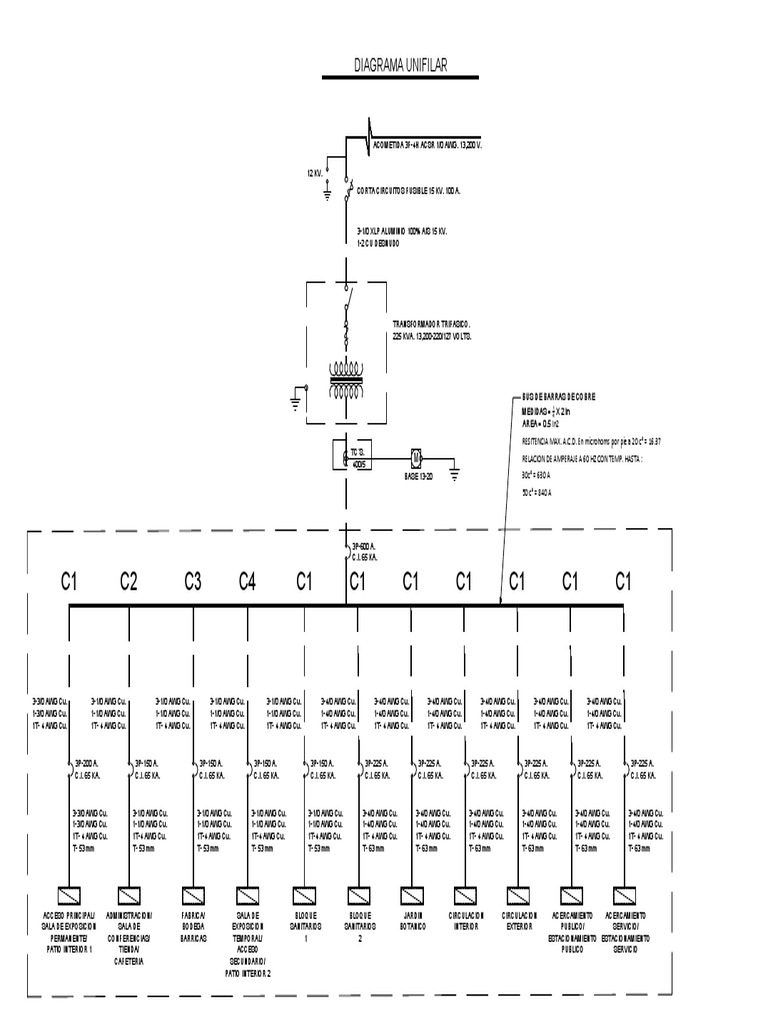 Diagrama Unifilar | PDF