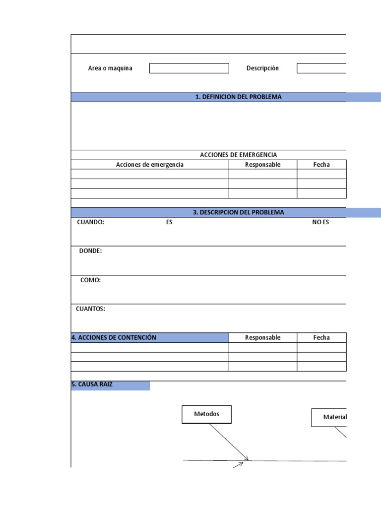 Análisis y Solución con 8D | PDF