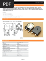 Buzzer Datasheet | PDF | Soldering | Inductor