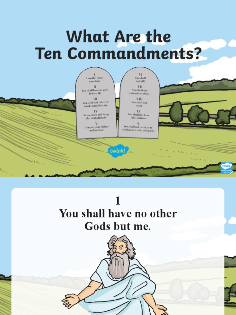 T T 2546277 What Are The Ten Commandments Powerpoint - Ver - 3 | PDF