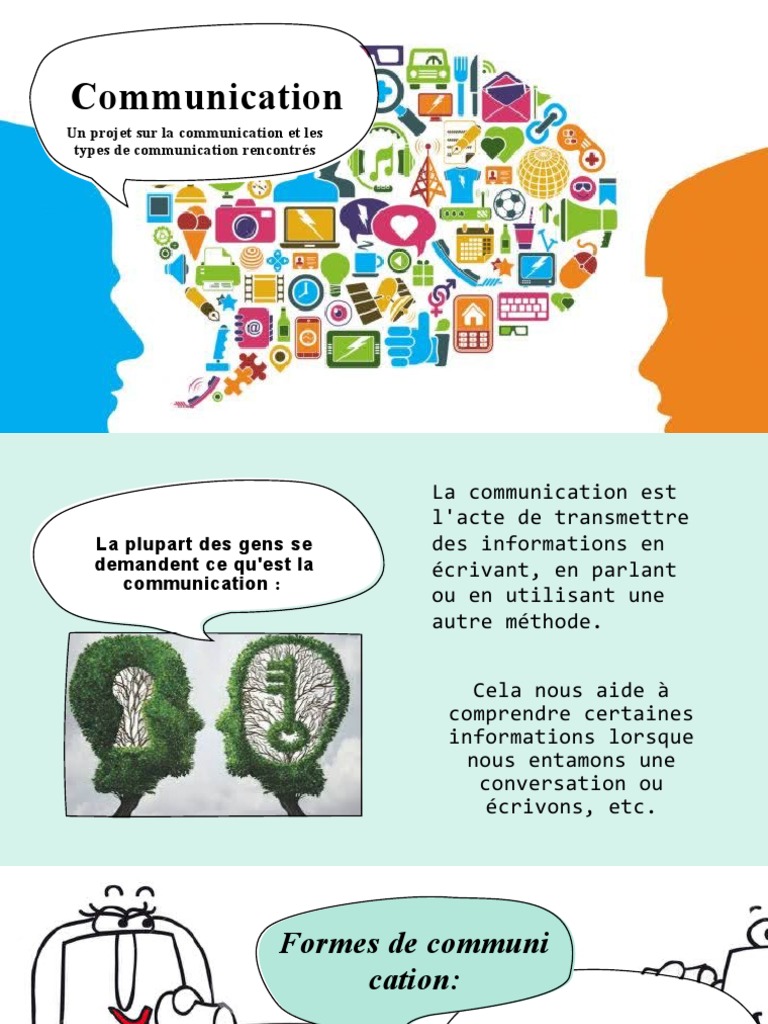Communication: Un Projet Sur La Communication Et Les Types de ...
