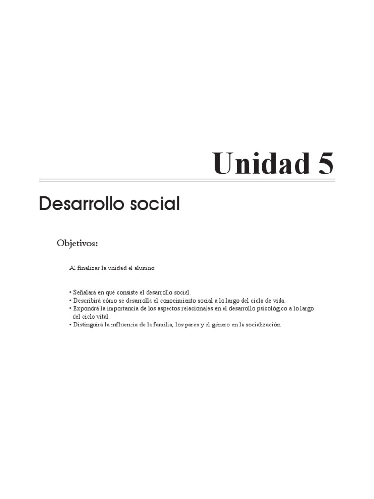 TSPsico U05 | PDF | Adultos | Teoría de apego