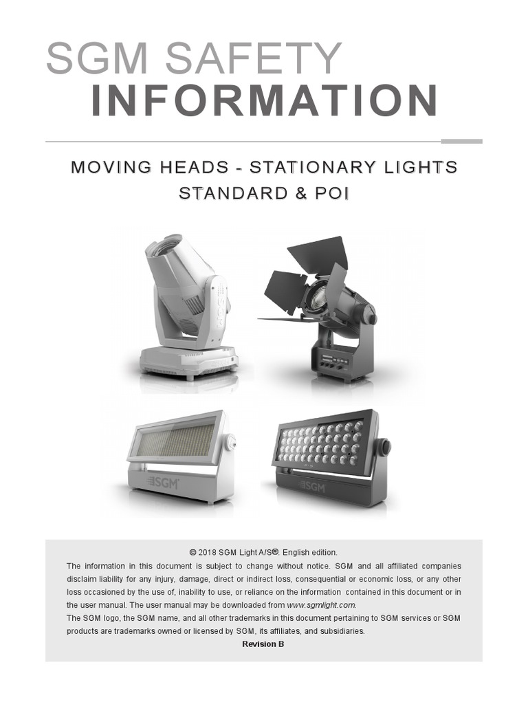 SGM+Safety+Instructions+for+STD+and+POI+products+ (Rev +C) | PDF ...