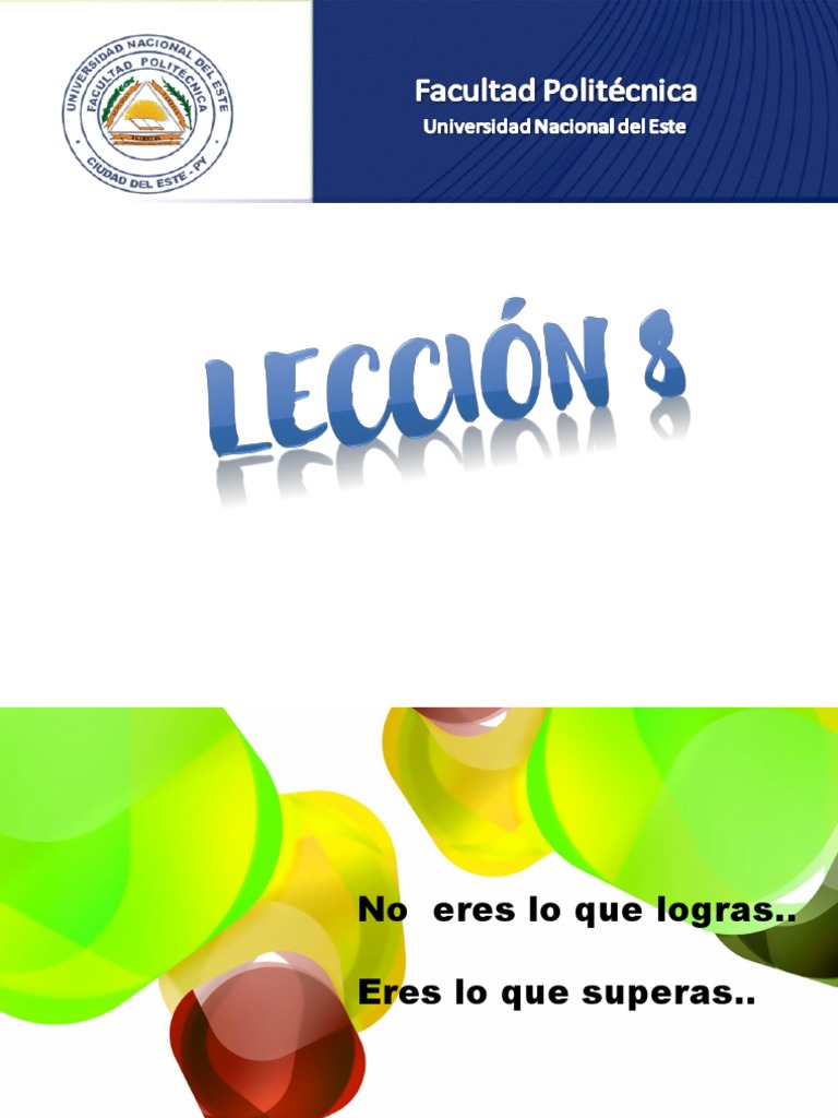 Lección 8 | PDF