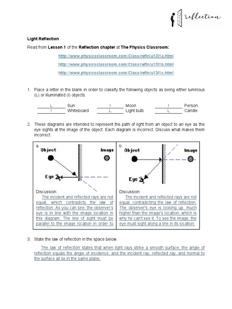 Reflection | Download Free PDF | Reflection (Physics) | Angle