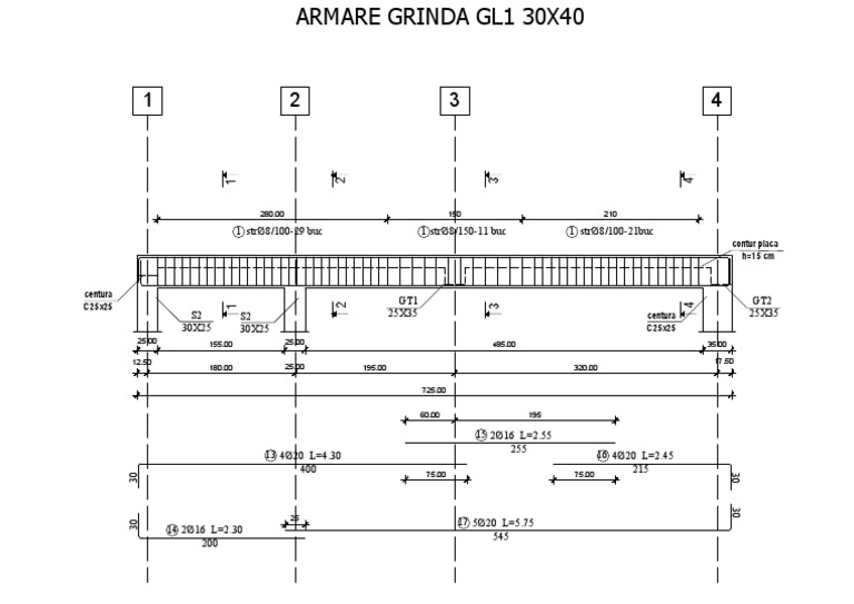 8-armare grinda longitudinala GL 30X40.pdf | PDF
