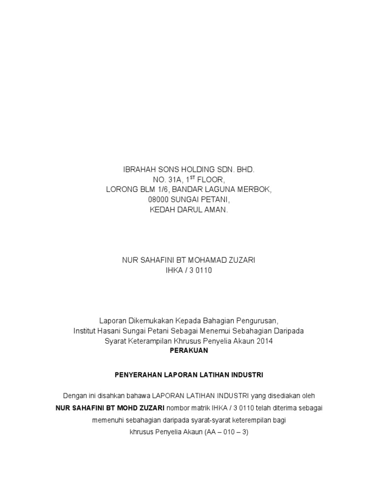 1.dedikasi Report Practical | PDF