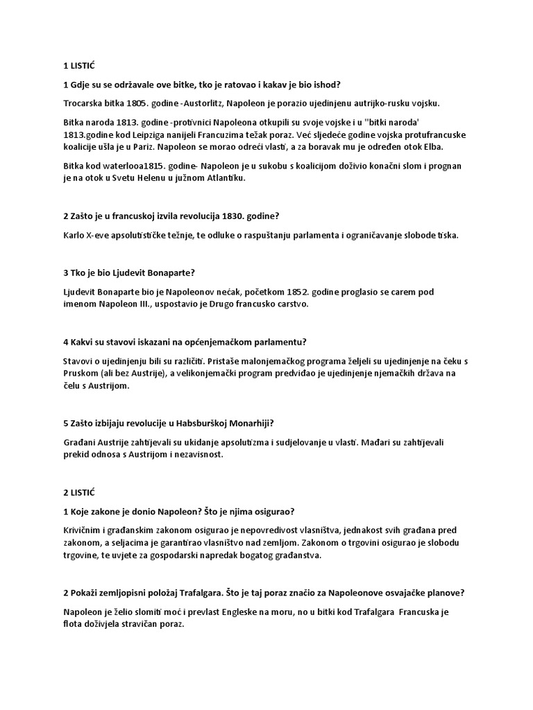 Prvi Krug Usmenog Ispitivanja | PDF