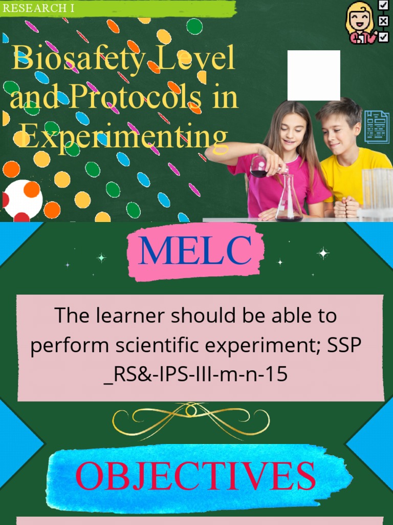 BSL and Protocols in Experimenting | PDF | Medical Specialties ...