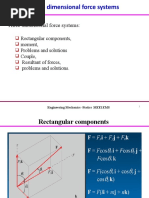 Solutions (3D-Force Systems) Week 8 & 9 | PDF | Euclidean Vector ...