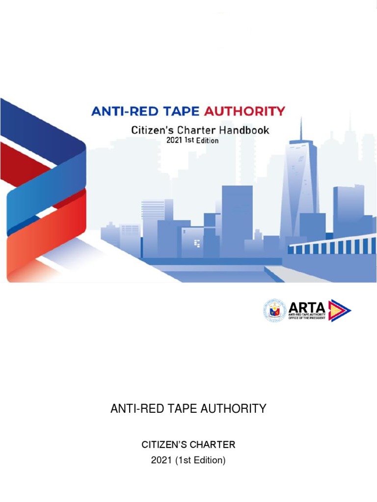ARTA Citizens Charter 2021 1st Edition PDF | PDF | Governance | Government