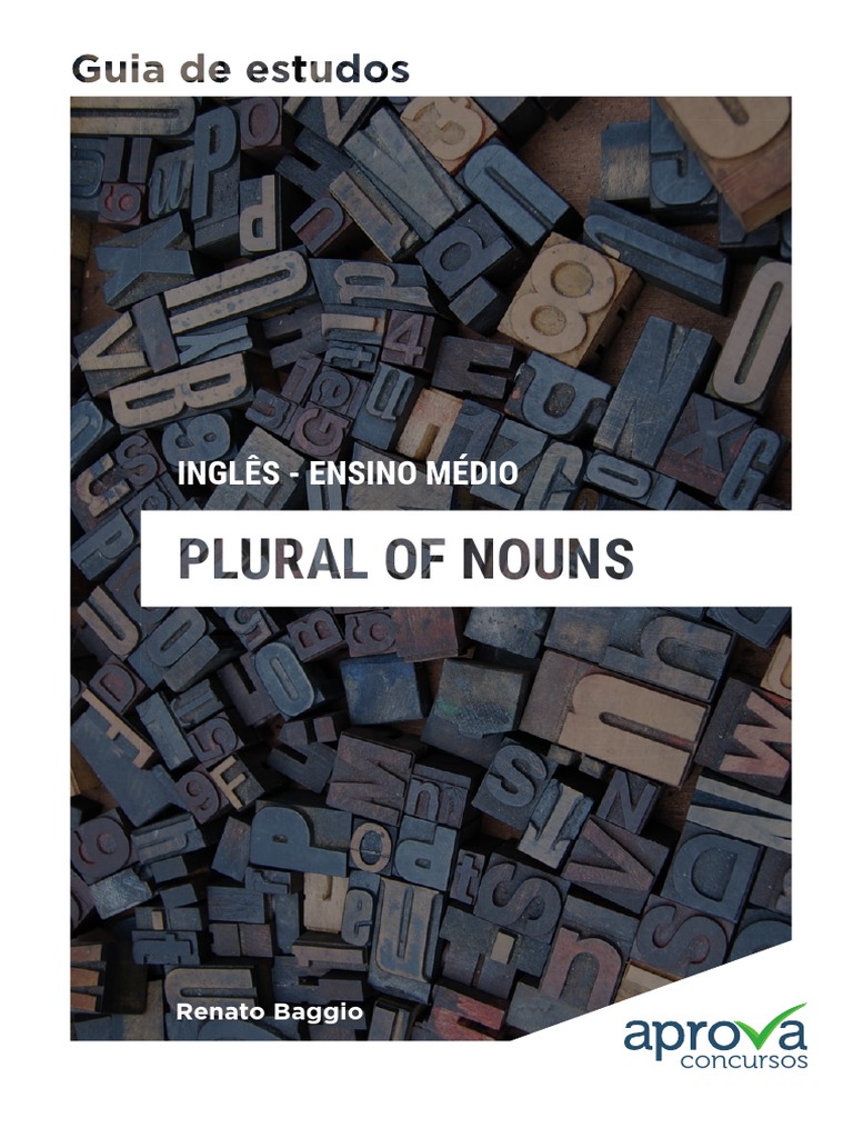 Aula 1 - Plural of Nouns | PDF | Plural | Língua inglesa