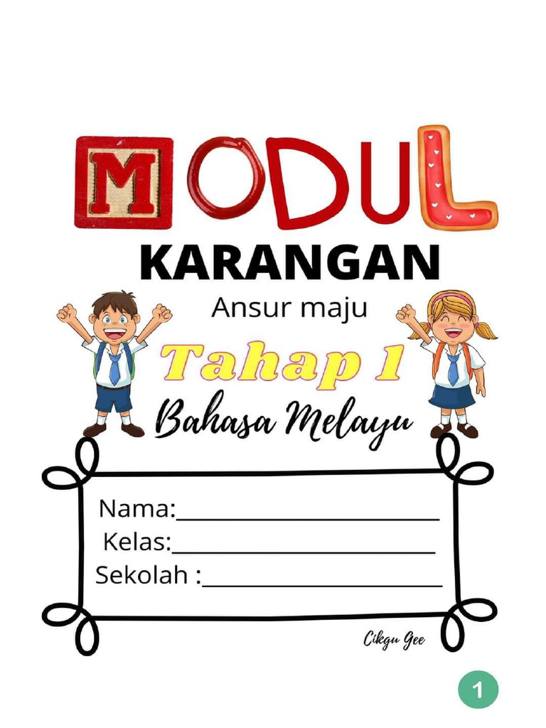 Modul Penulisan Karangan Tahap 1 Pdf