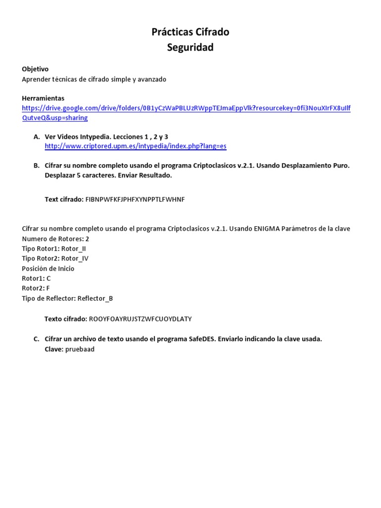 Cifrado | PDF | Cifrado | Clave (criptografía)