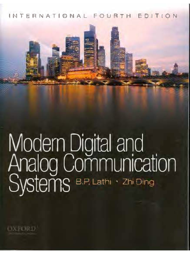 B. P. Lathi, Zhi Ding - Modern Digital and Analog Communication Systems-Oxford University Press ...