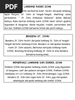 Sejarah Dan Logo ST John Ambulance Malaysia | PDF
