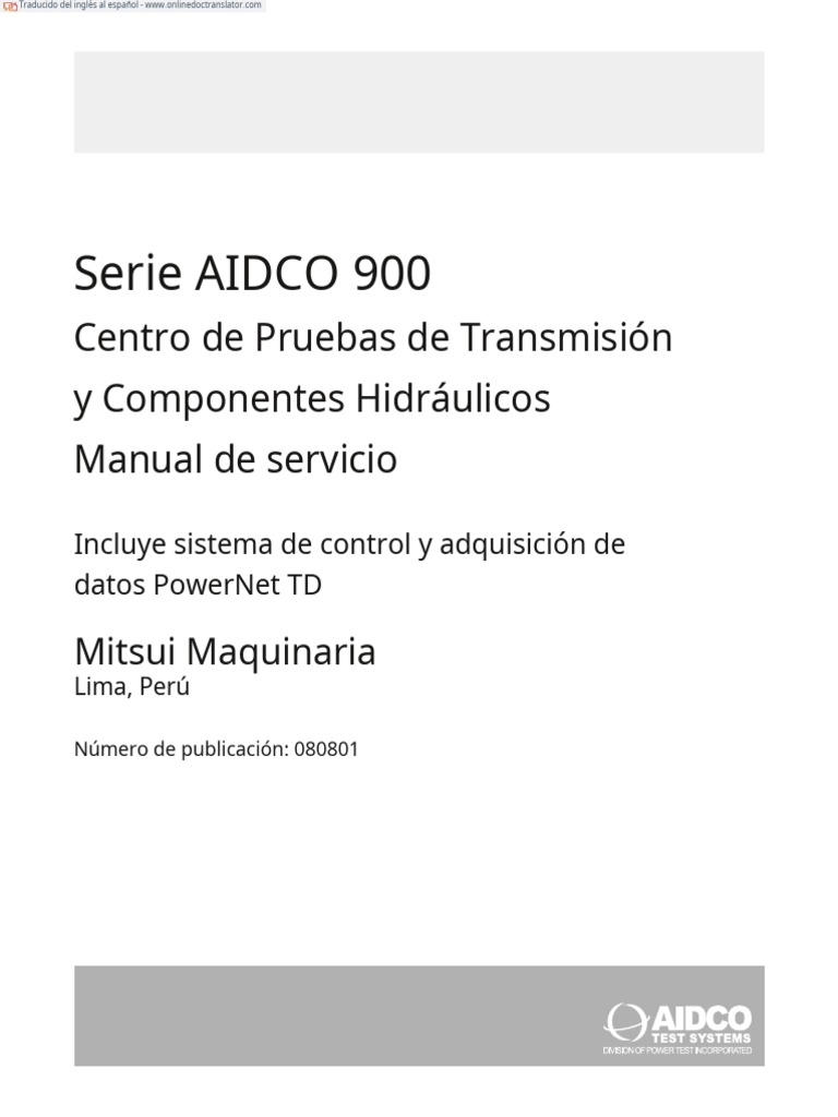 Aidco 900 1-184 PDF | PDF | Rodamiento (Mecánico) | Bomba